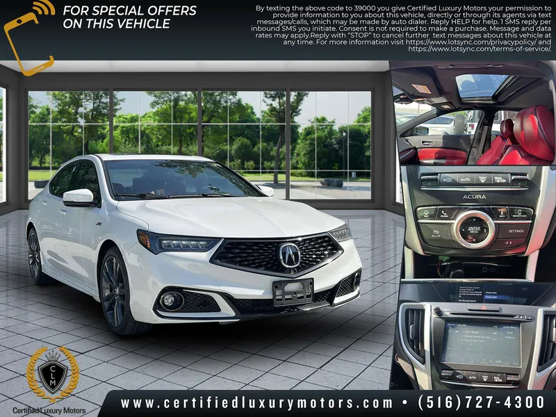 Used 2020 Acura TLX w/A-Spec Pkg Red Leather for sale in Great Neck, NY ...