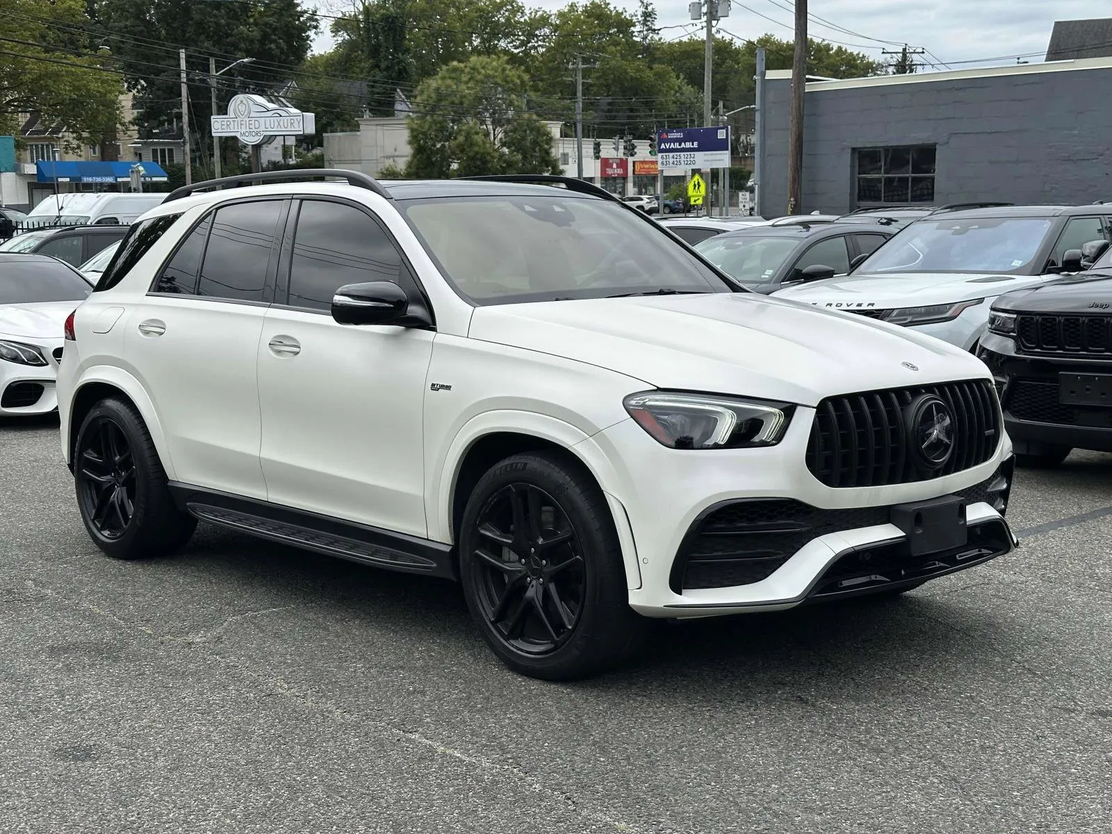 Used 2021 Mercedes-Benz GLE AMG GLE 53 (Red Interior,Matte White) for ...