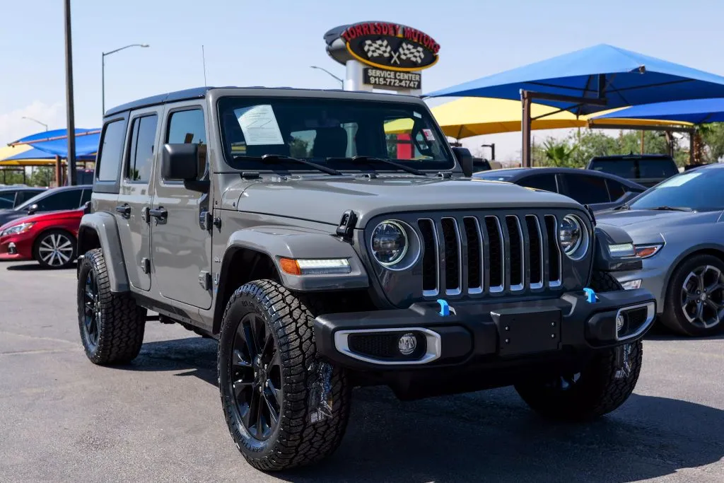 Used 2023 Jeep Wrangler 4xe Sahara 4xe Sport Utility 4D for sale in El ...