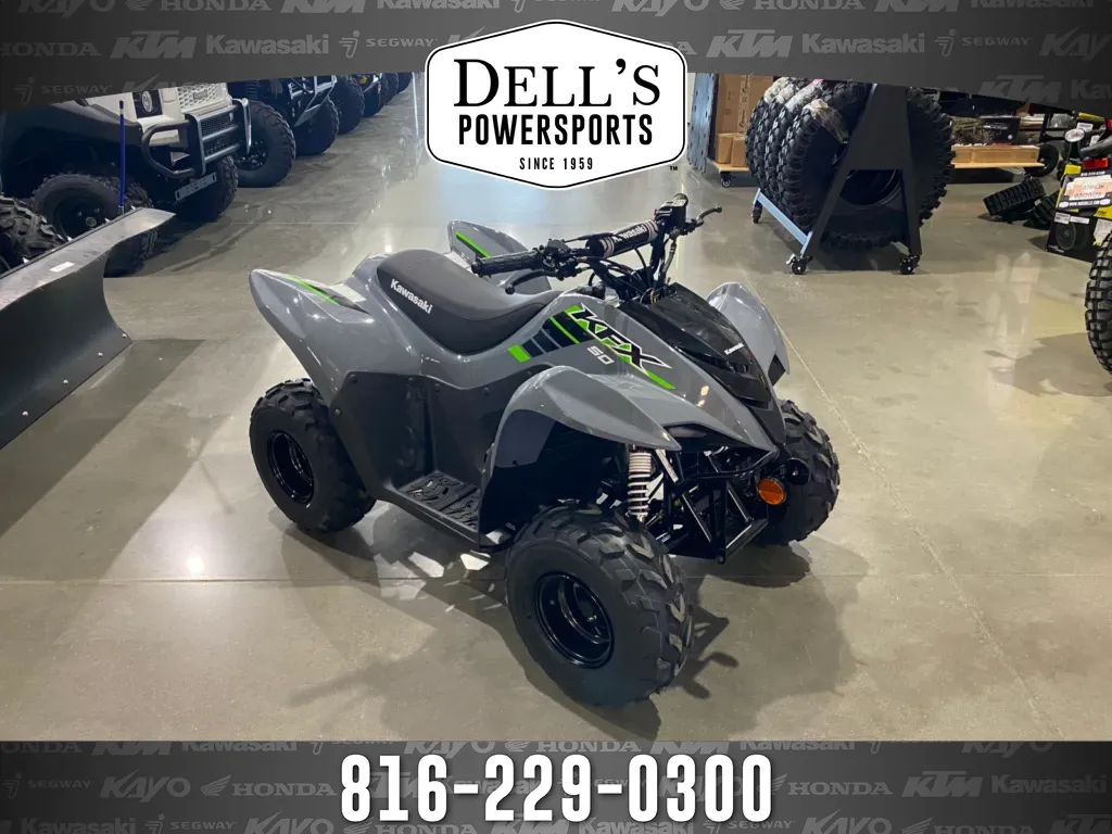 2025 Kawasaki KFX 50 for sale in Grain Valley, MO at Dell's Powersports ...