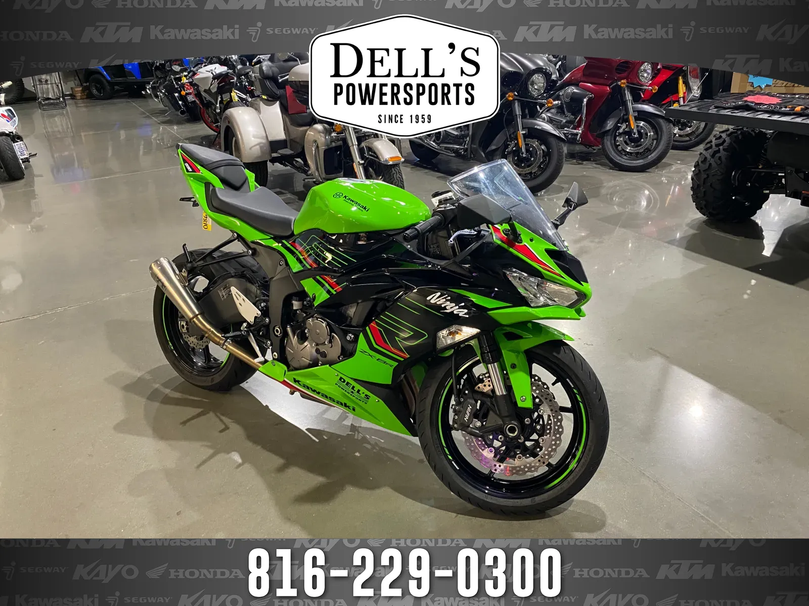 Used 2023 Kawasaki Ninja ZX-6R for sale in Grain Valley, MO at Dell's ...