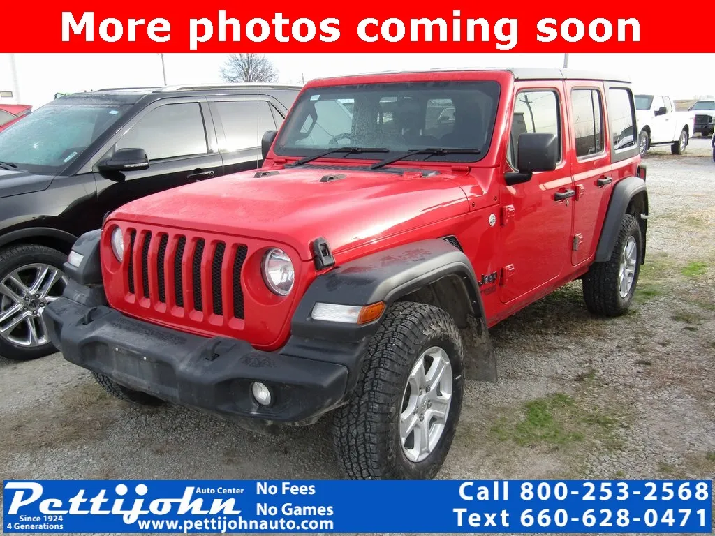 Used 2021 Jeep Wrangler Unlimited Sport RHD for sale in Trenton, MO ...
