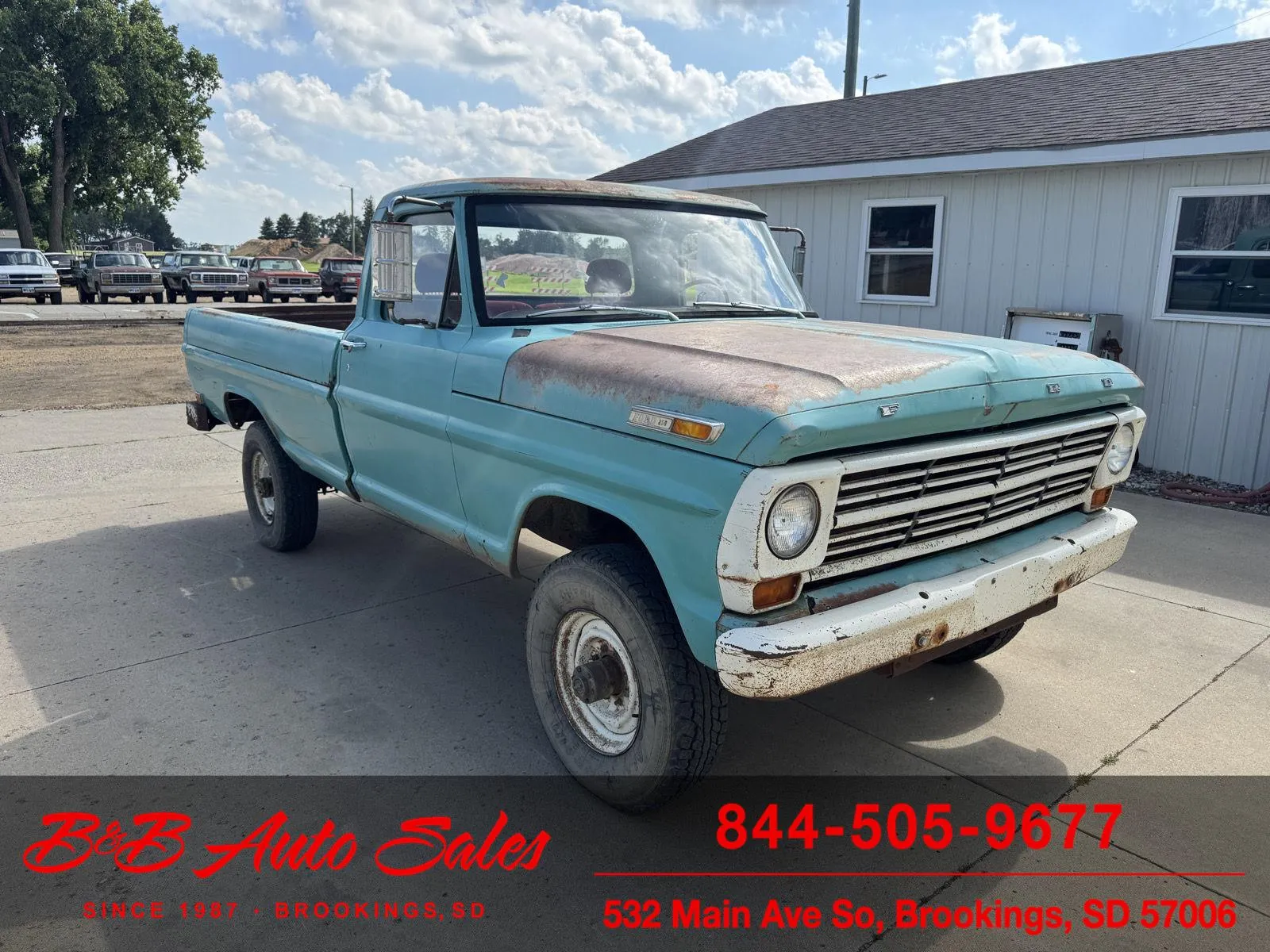 Used 1968 Ford F250 for sale in Brookings, SD at B&B Auto Sales | VIN ...