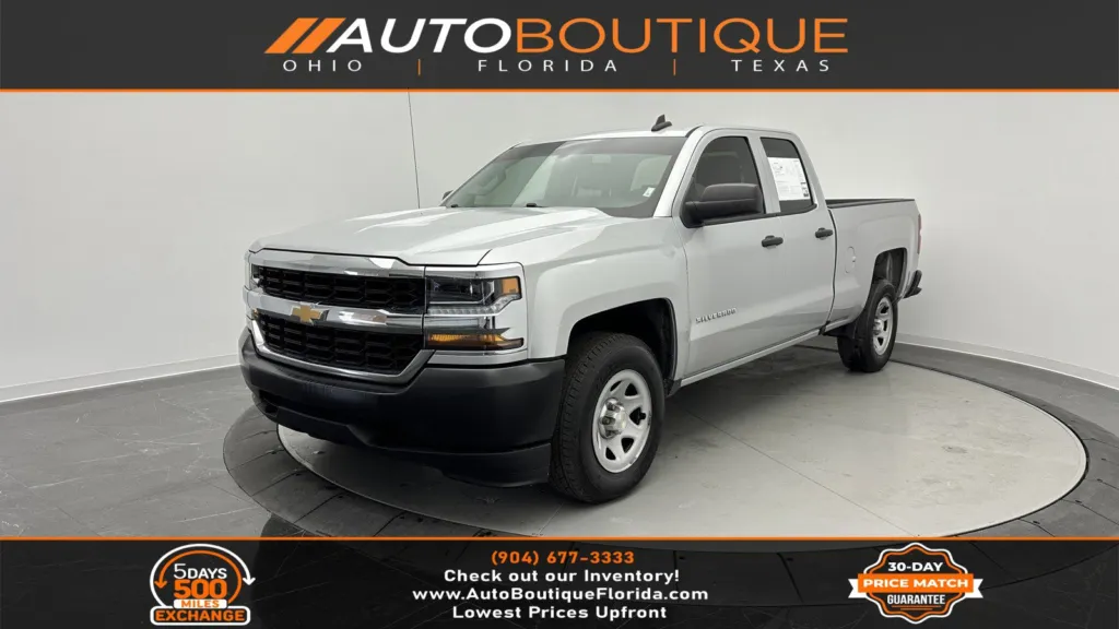 Used 2017 Chevrolet Silverado 1500 Work Truck for sale in Jacksonville ...