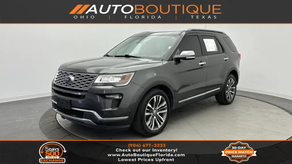 Used 2018 Ford Explorer Platinum for sale in Jacksonville, FL at Auto ...