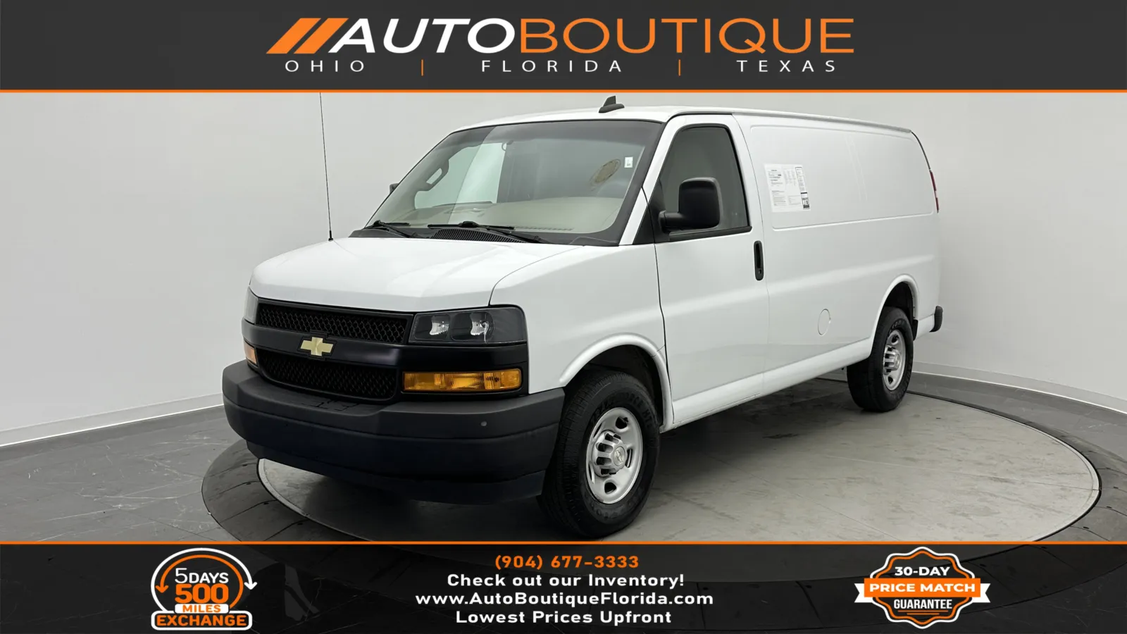 Used 2021 Chevrolet Express Cargo Van 2500 for sale in Jacksonville, FL ...