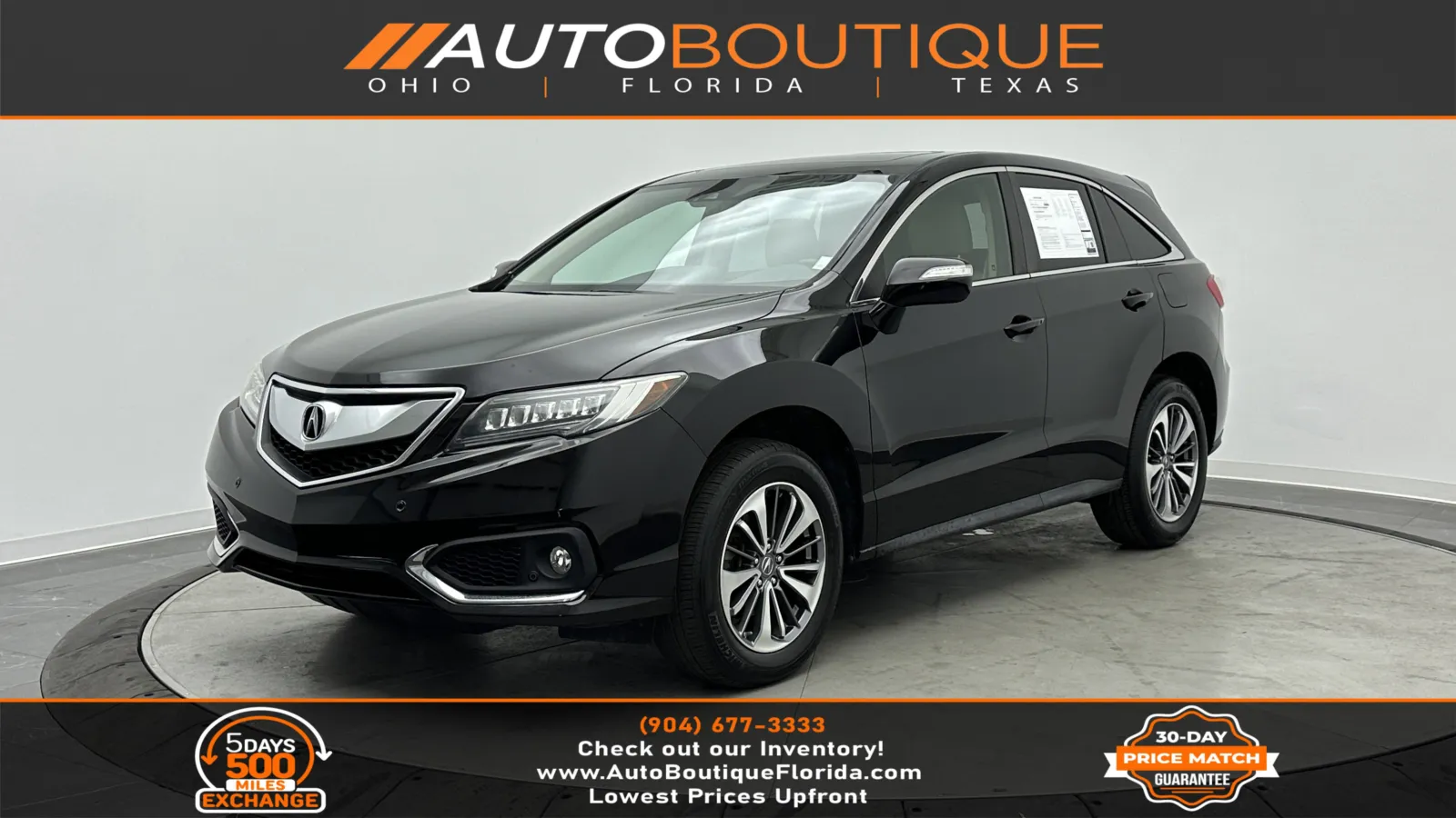 Used 2018 Acura RDX w/Advance Pkg for sale in Jacksonville, FL at Auto ...