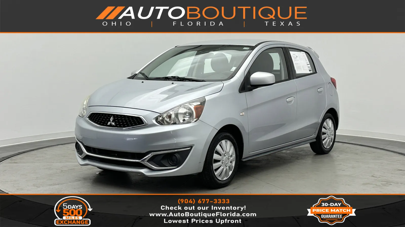 Used 2017 Mitsubishi Mirage ES for sale in Jacksonville, FL at Auto ...