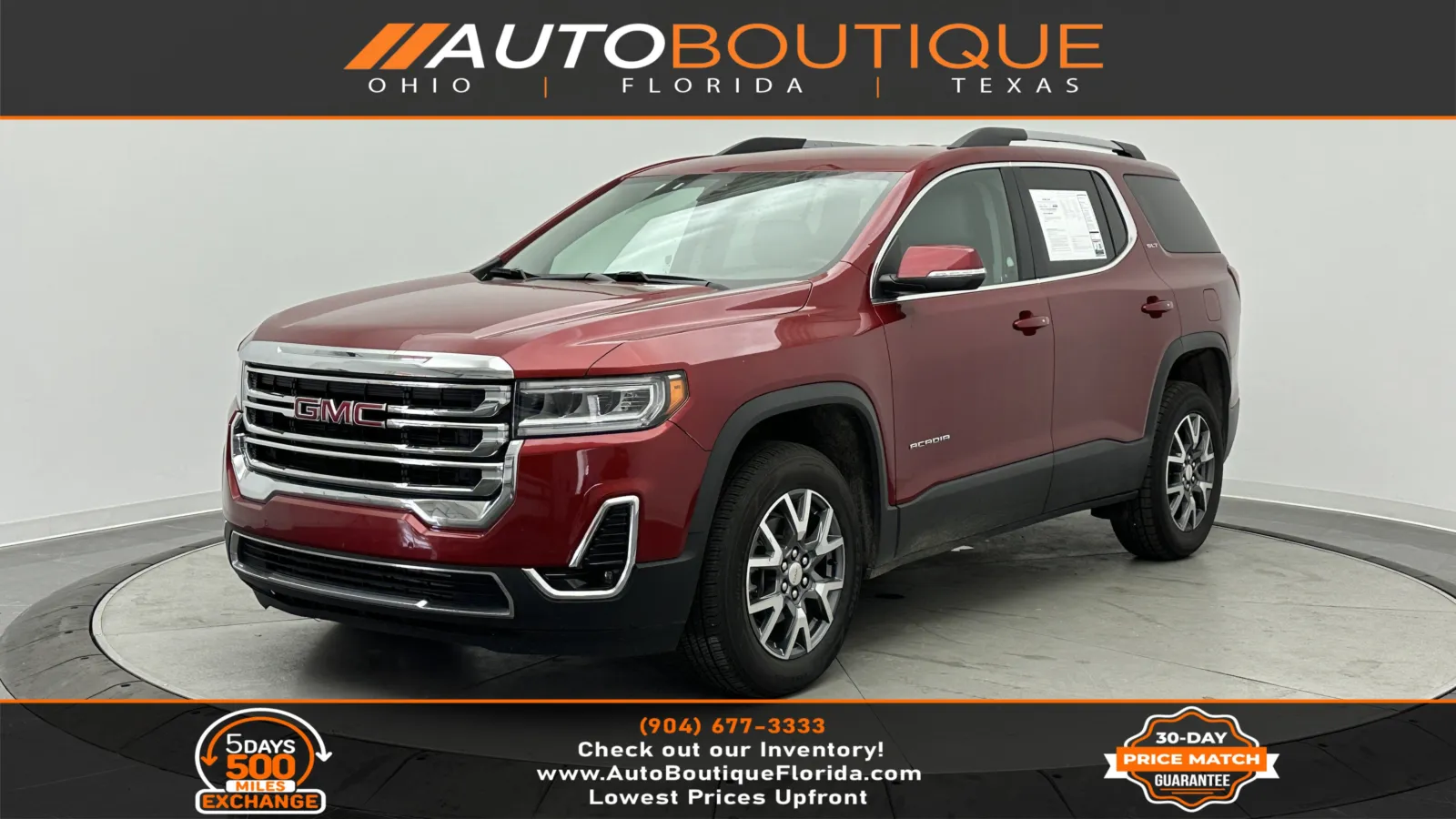 Used 2023 GMC Acadia SLT for sale in Jacksonville, FL at Auto Boutique Florida | VIN ...