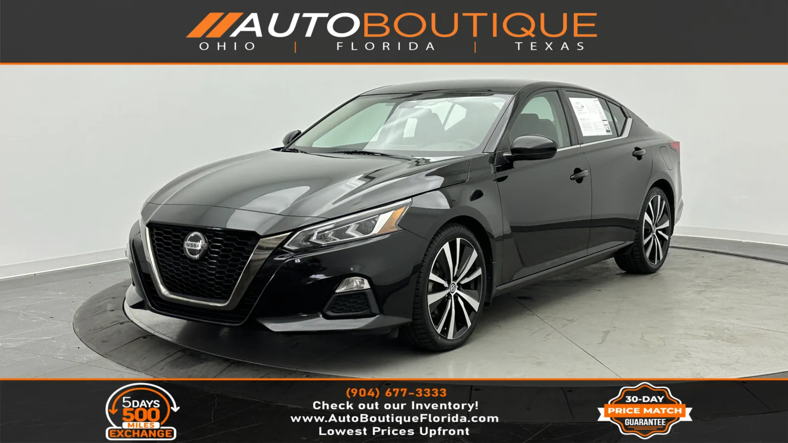 Used 2020 Nissan Altima 2.5 SR for sale in Jacksonville, FL at Auto Boutique Florida | VIN ...