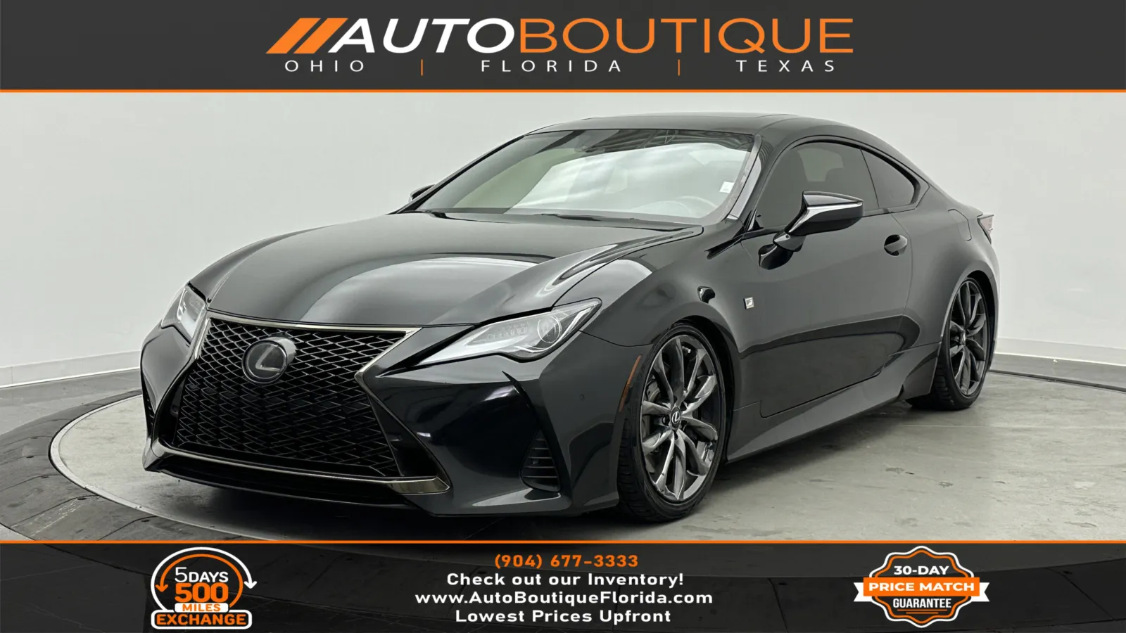 Used 2020 Lexus RC 300 F SPORT for sale in Jacksonville, FL at Auto ...