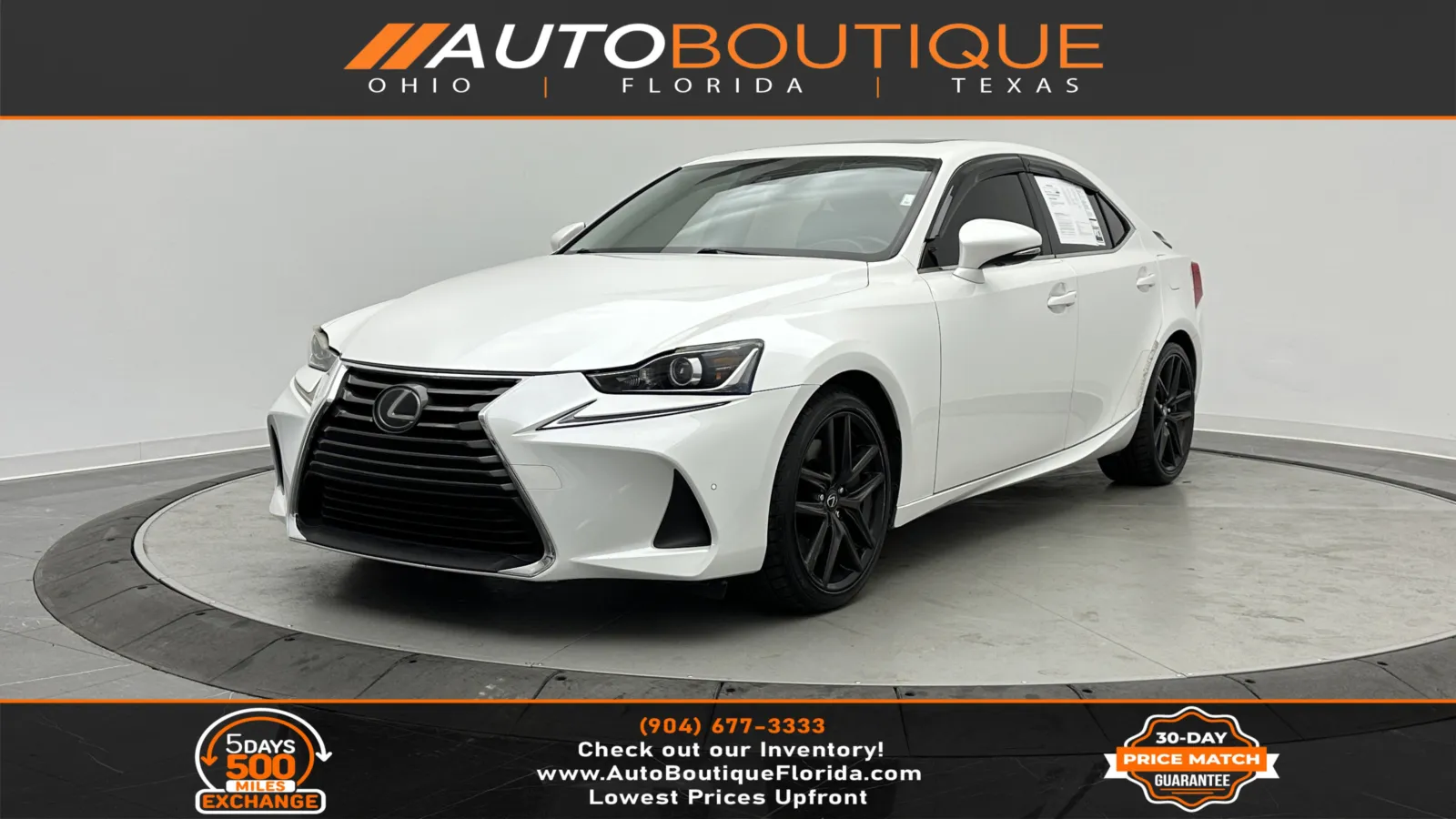 Used 2017 Lexus IS Turbo for sale in Jacksonville, FL at Auto Boutique ...