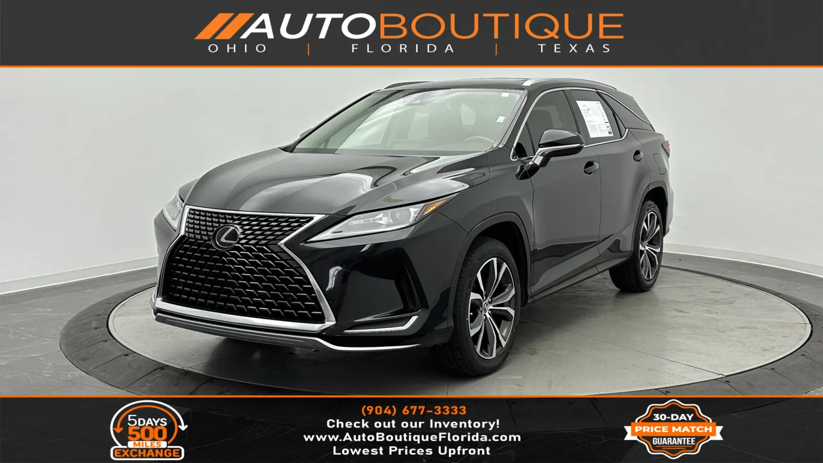 Used 2020 Lexus RX 350L for sale in Jacksonville, FL at Auto Boutique ...
