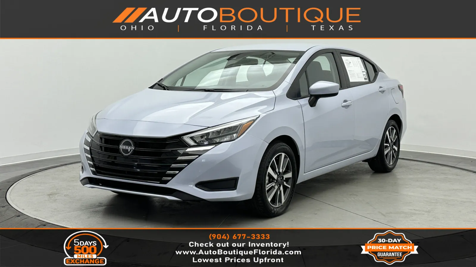 Used 2025 Nissan Versa SV for sale in Jacksonville, FL at Auto Boutique ...