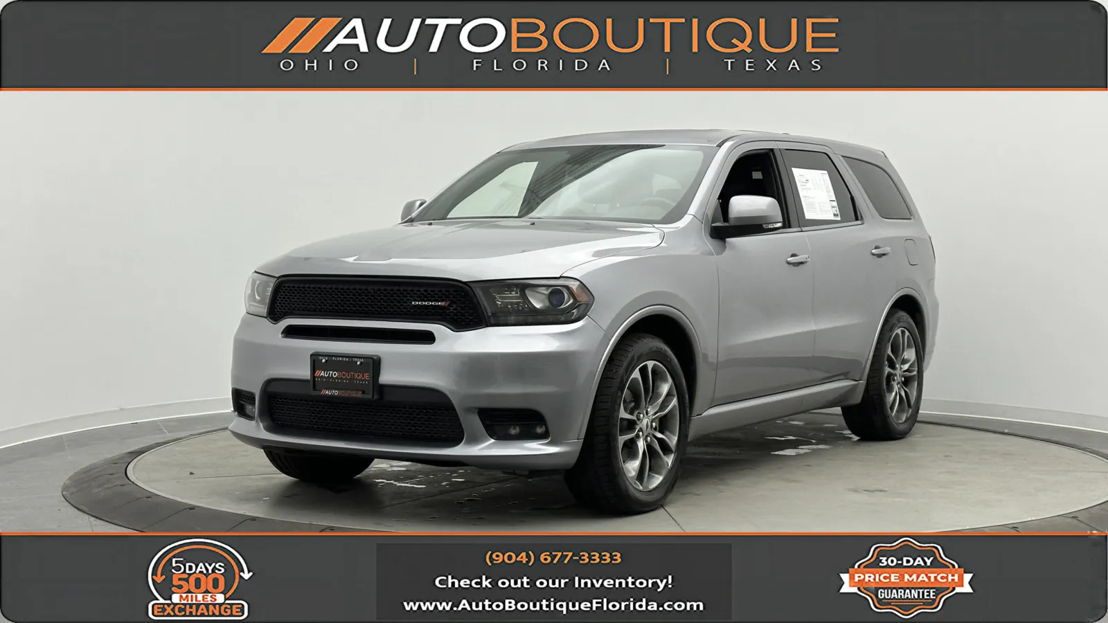 Used 2020 Dodge Durango GT Plus for sale in Jacksonville, FL at Auto ...
