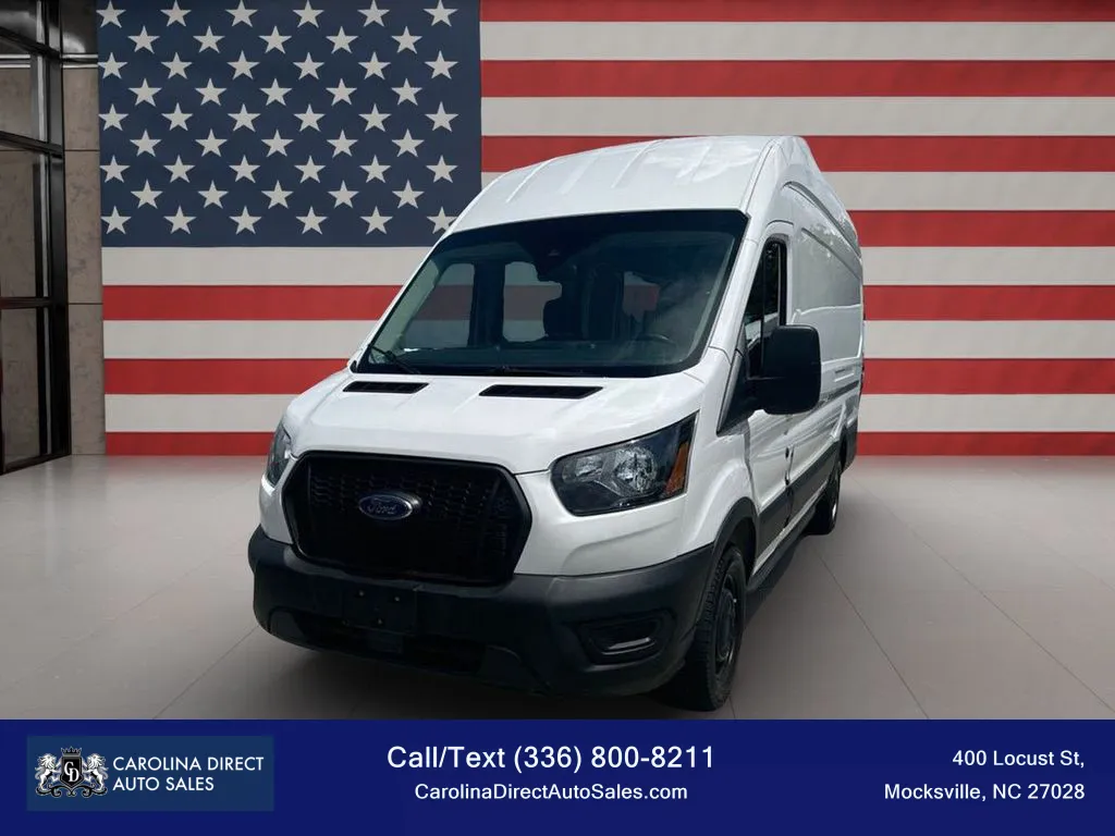 Used 2021 Ford Transit 350 Cargo Van Extended Length High Roof Van 3D ...