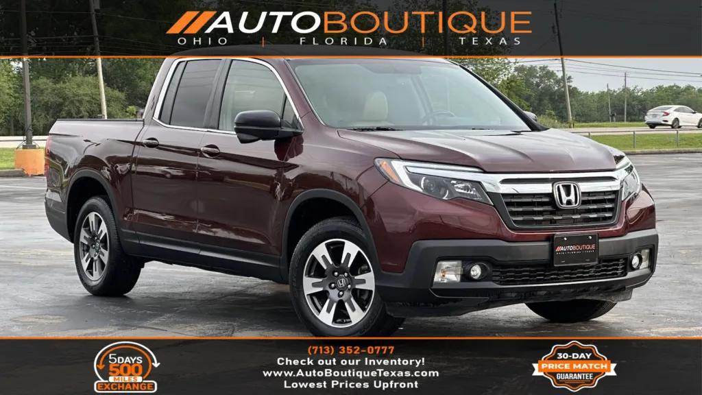 Used 2017 Honda Ridgeline RTL-T for sale in Alvin, TX at Auto Boutique ...