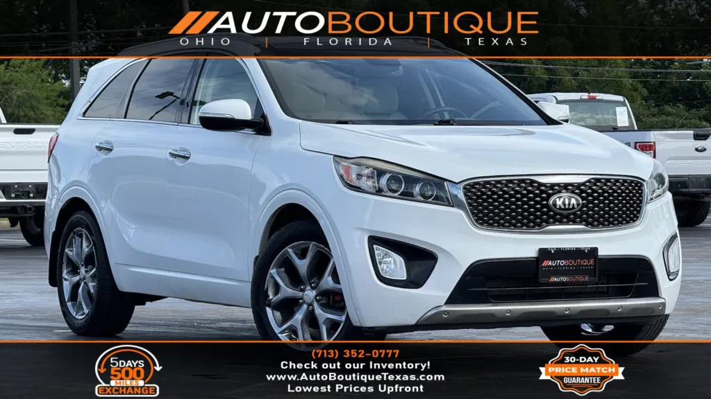 Used 2018 Kia Sorento SX V6 for sale in Alvin, TX at Auto Boutique Texas | VIN: 5XYPK4A54JG388680