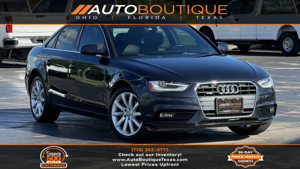 Used 2013 Audi A4 Premium Plus for sale in Alvin, TX at Auto Boutique Texas | VIN: WAUFFAFL9DA167213