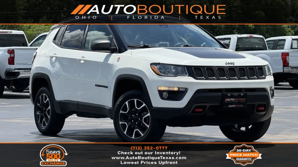 Used 2021 Jeep Compass Trailhawk for sale in Alvin, TX at Auto Boutique ...