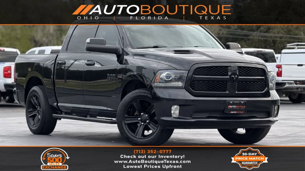 Used 2017 Ram 1500 Night for sale in Alvin, TX | VIN: 1C6RR6MT3HS822013