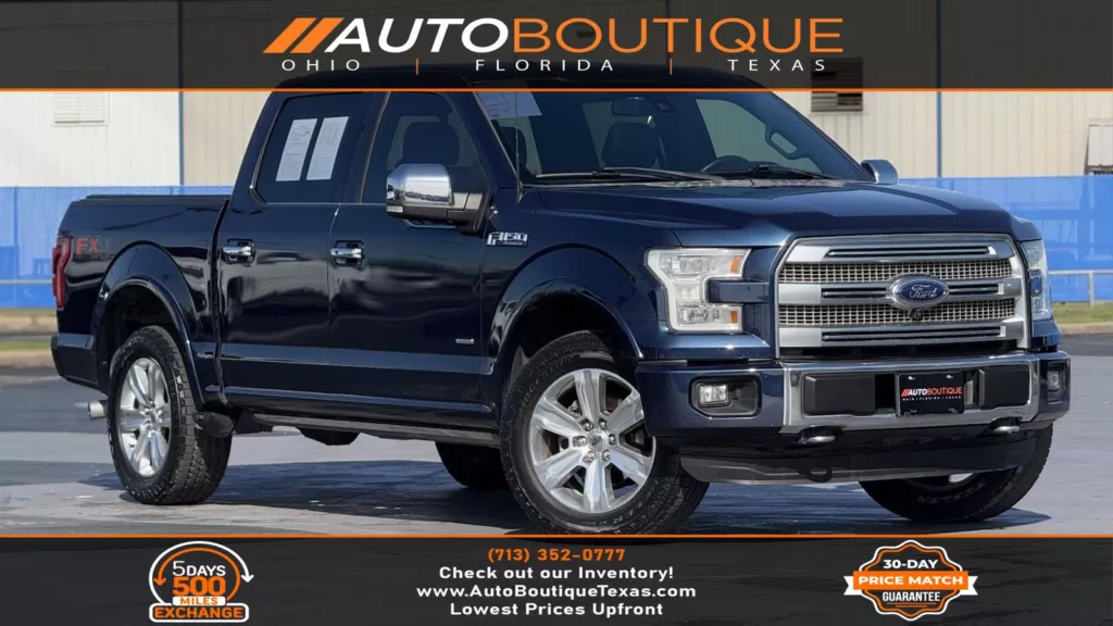 Used 2016 Ford F-150 Platinum for sale in Alvin, TX at Auto Boutique ...