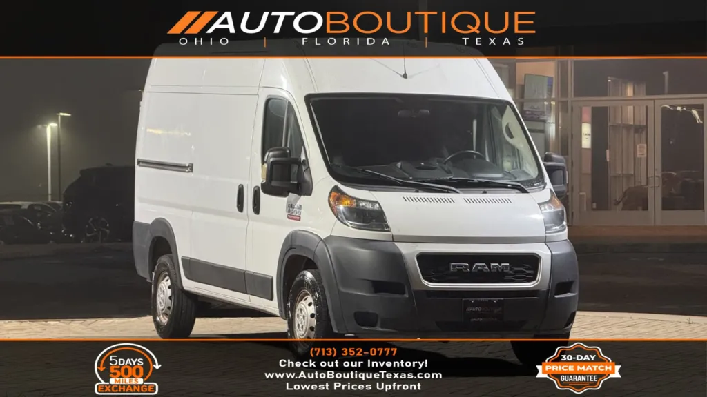 Used 2020 RAM PROMASTER for sale in Alvin, TX at Auto Boutique Texas ...