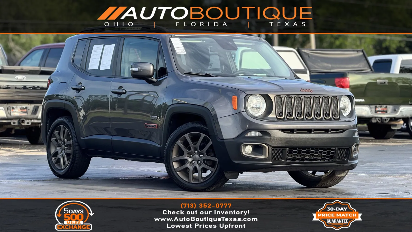 Used 2016 Jeep Renegade 75th Anniversary for sale in Alvin, TX at Auto ...