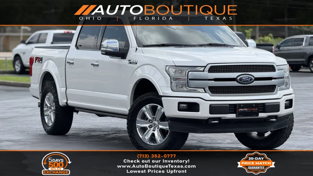 Used 2019 Ford F-150 Platinum for sale in Alvin, TX at Auto Boutique ...