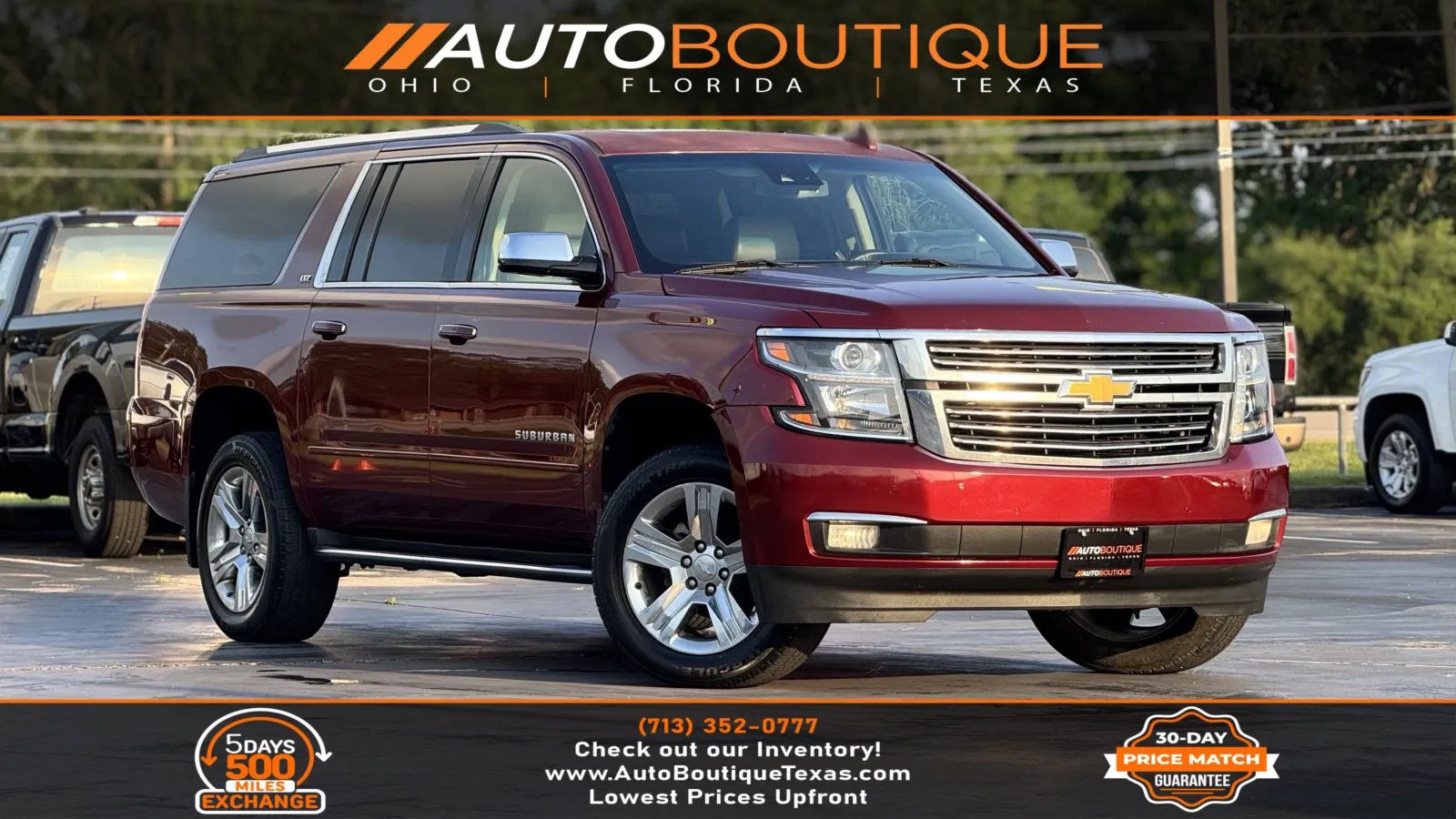 Used 2016 Chevrolet Suburban LTZ for sale in Alvin, TX at Auto Boutique ...