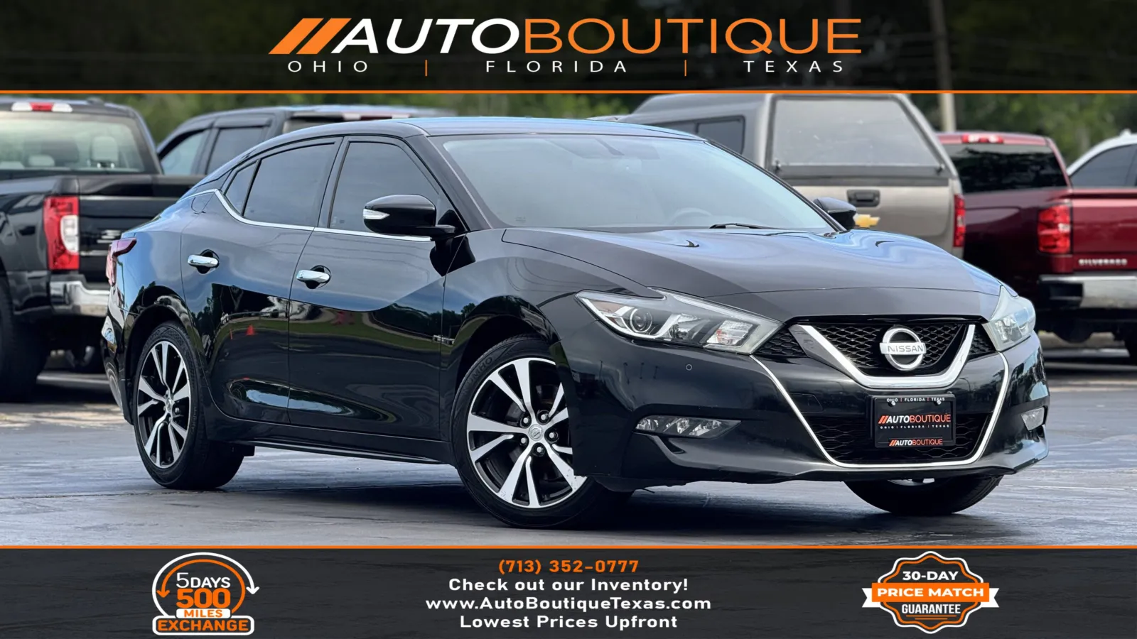 Used 2018 Nissan Maxima SV for sale in Alvin, TX at Auto Boutique Texas ...