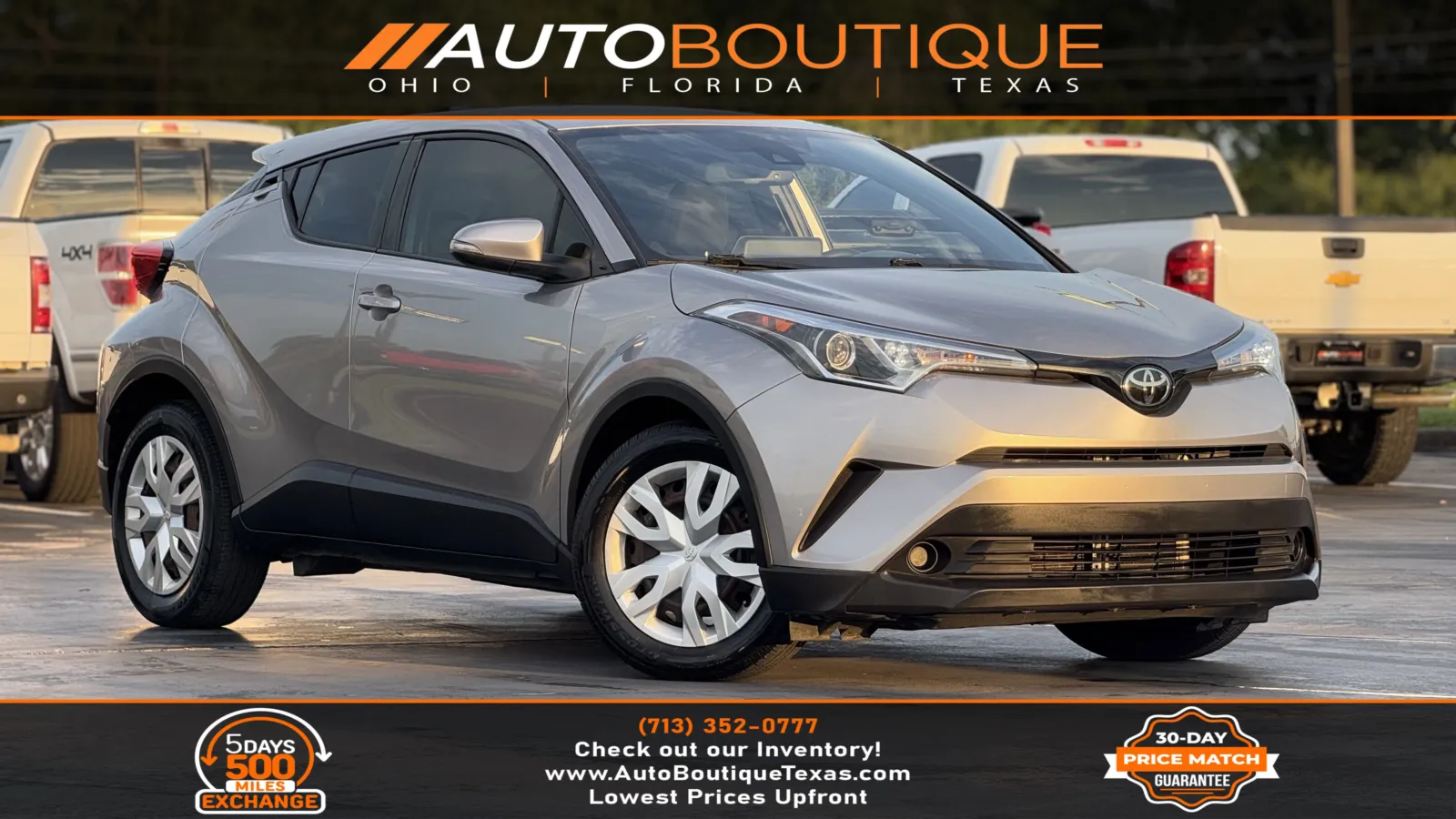 Used 2019 Toyota C-HR LE for sale in Alvin, TX at Auto Boutique Texas ...