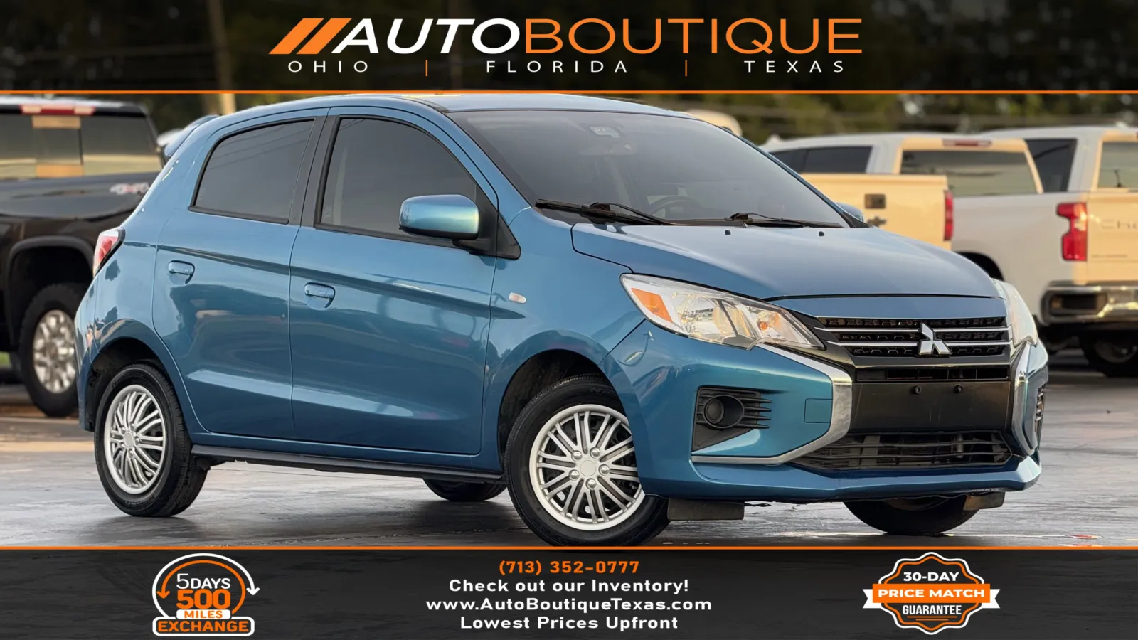 Used 2021 Mitsubishi Mirage SE for sale in Alvin, TX at Auto Boutique ...