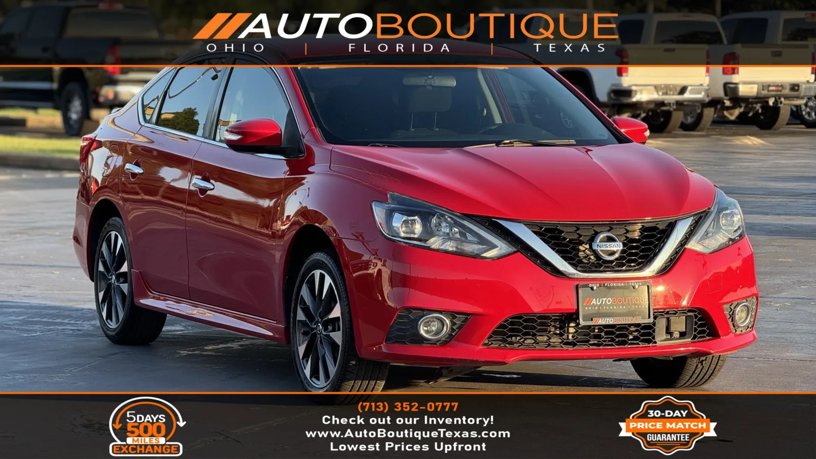 Used 2019 Nissan Sentra SR for sale in Alvin, TX at Auto Boutique Texas ...