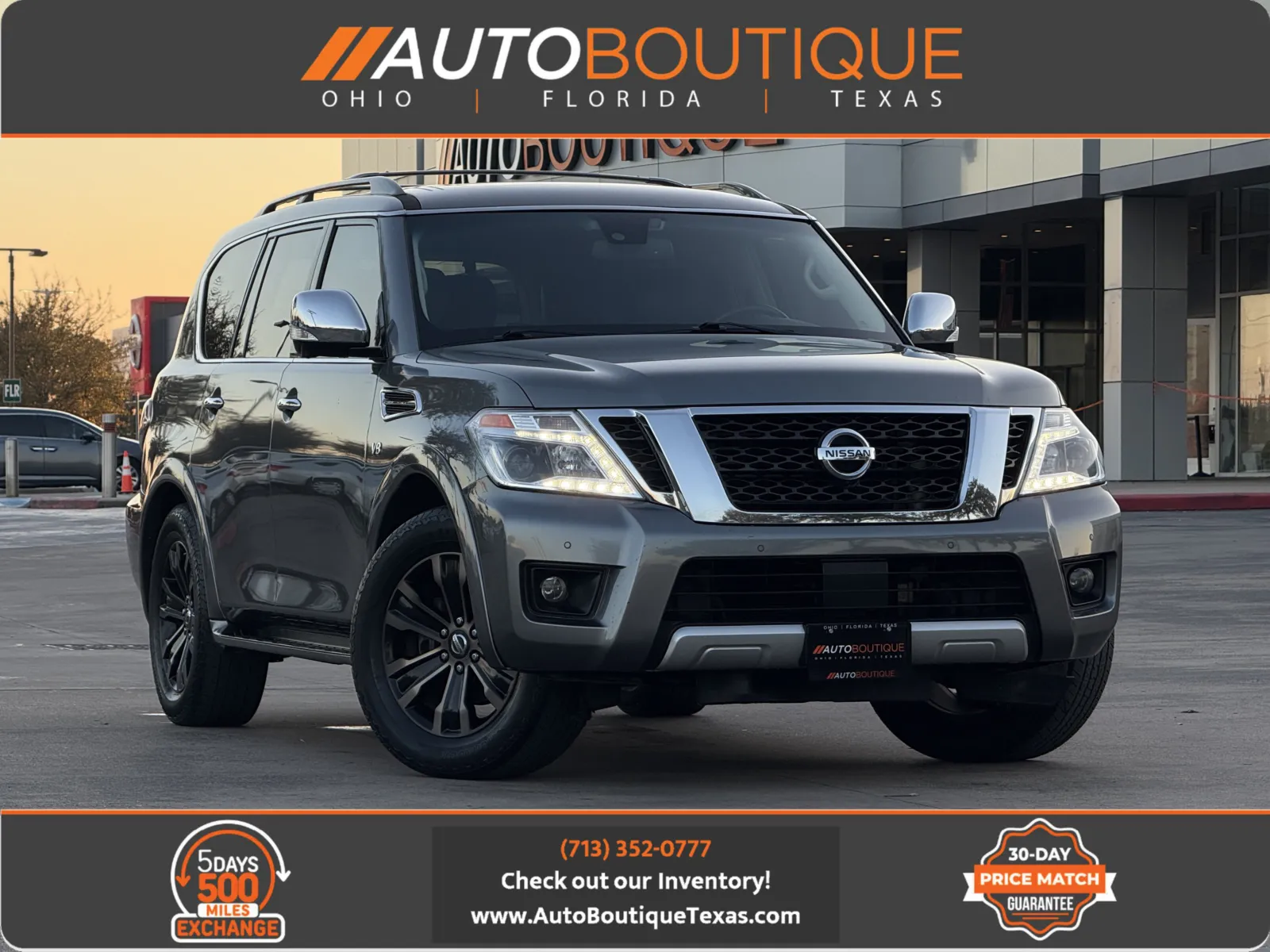 Used 2017 Nissan Armada Platinum for sale in Alvin, TX at Auto Boutique ...