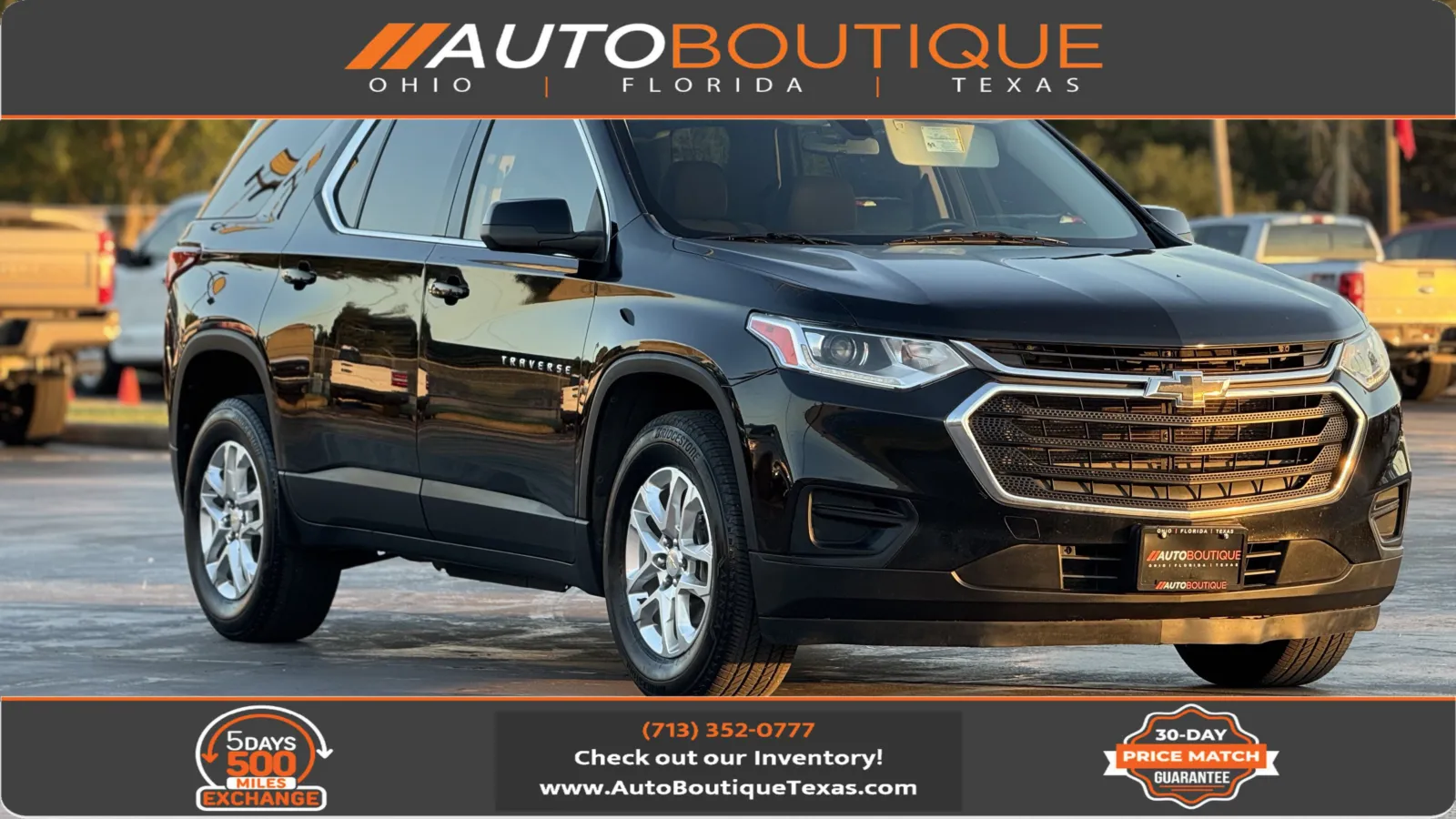 Used 2021 Chevrolet Traverse LS for sale in Alvin, TX at Auto Boutique ...