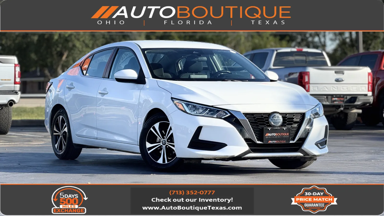 Used 2022 Nissan Sentra SV for sale in Alvin, TX at Auto Boutique Texas ...