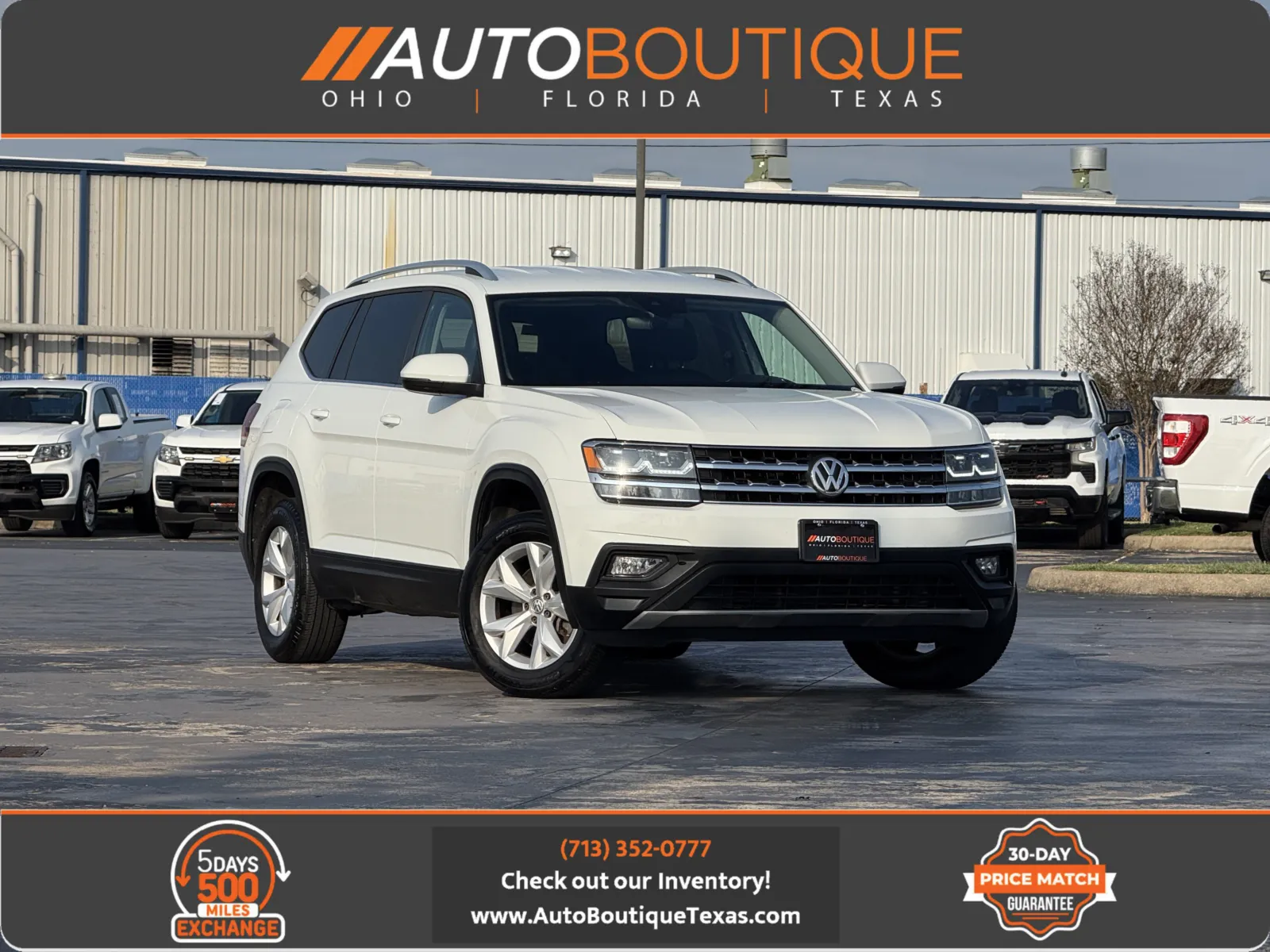 Used 2019 Volkswagen Atlas 3.6L V6 SE w Technology for sale in Alvin ...