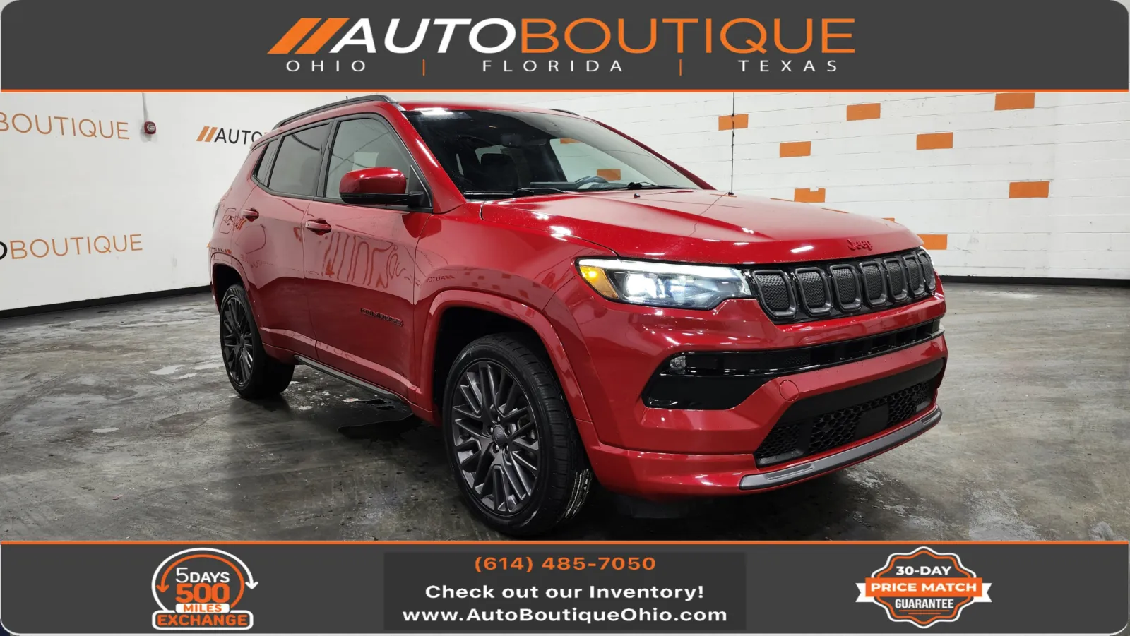 Used 2022 Jeep Compass (RED) Edition for sale in Columbus, OH at Auto ...