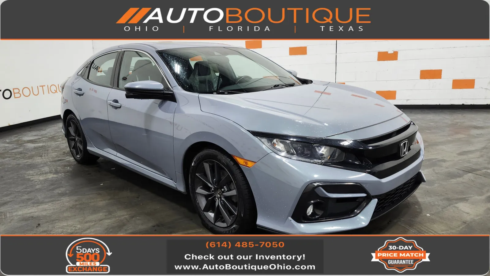 Used 2021 Honda Civic Hatchback EX for sale in Columbus, OH at Auto ...