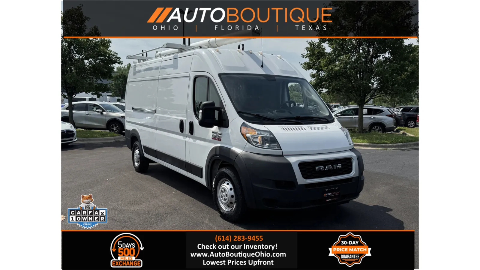 Used 2021 Ram ProMaster Cargo Van 2500 159 WB for sale in Columbus, OH ...