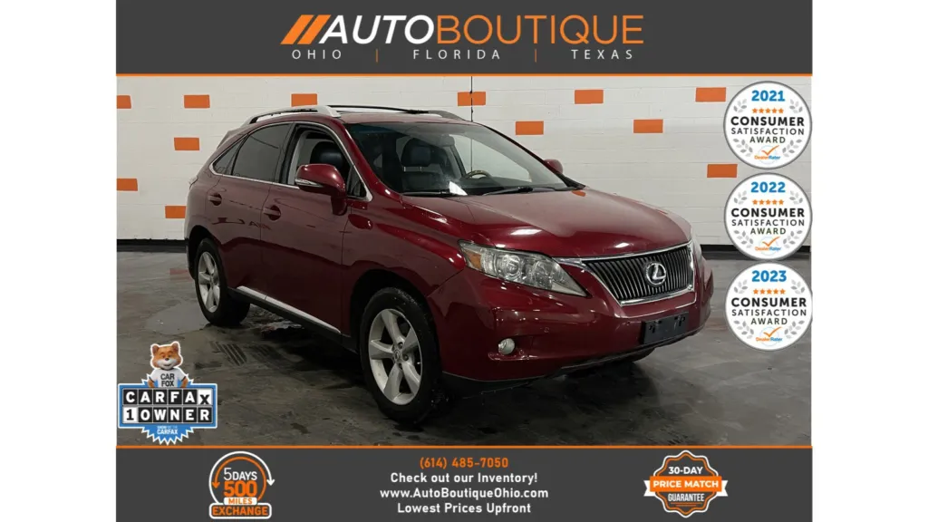 Used 2012 Lexus RX 350 for sale in Columbus, OH at Auto Boutique | VIN ...