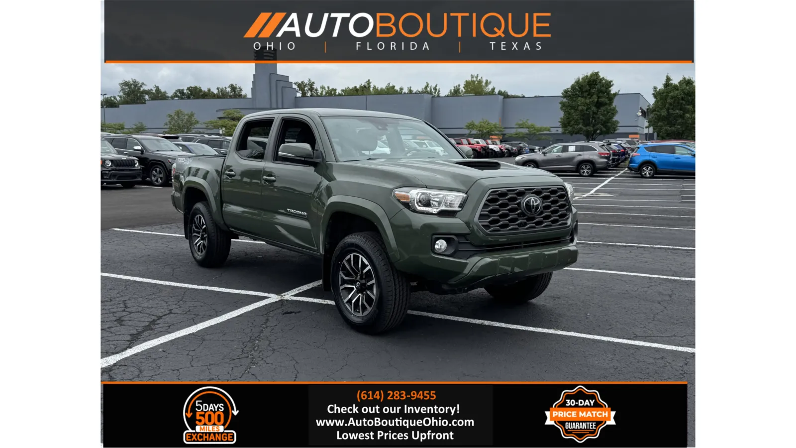 Used 2021 Toyota Tacoma TRD Sport for sale in Columbus, OH at Auto Boutique Ohio | VIN ...