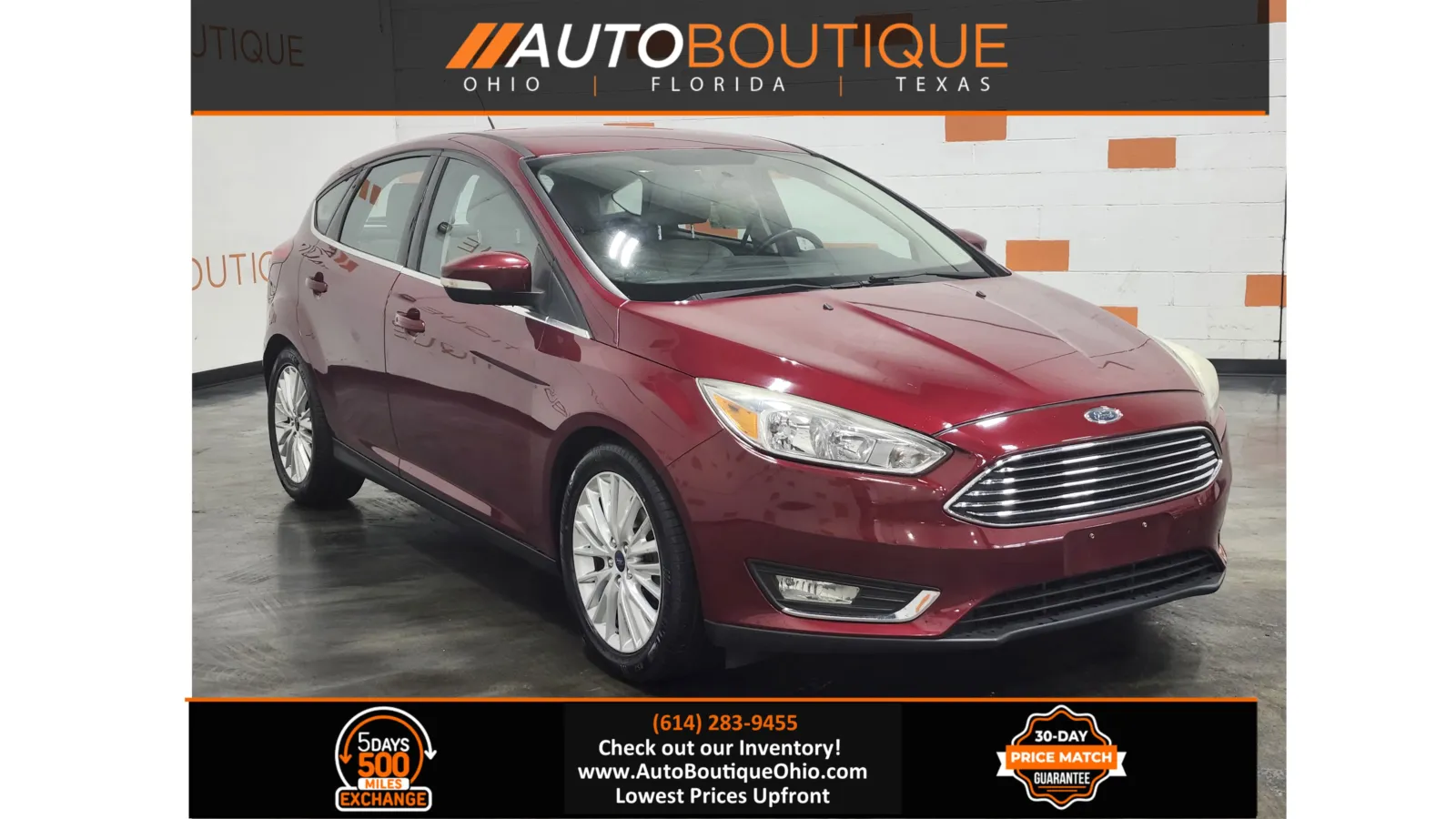 Used 2016 Ford Focus Titanium for sale in Columbus, OH at Auto Boutique ...