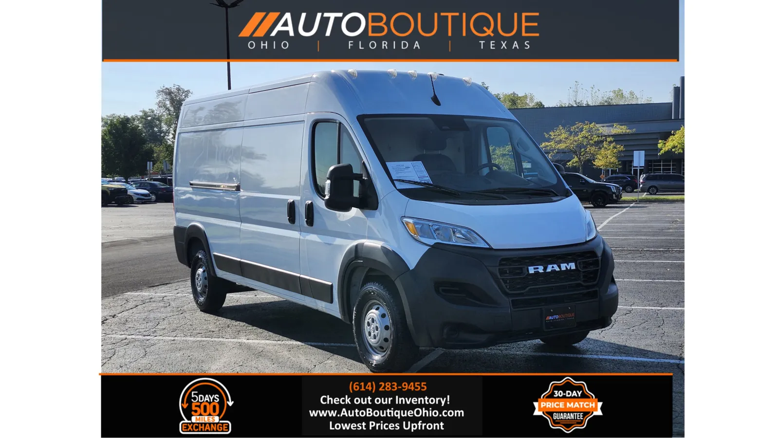 Used 2023 Ram ProMaster Cargo Van 3500 159 WB for sale in Columbus, OH ...