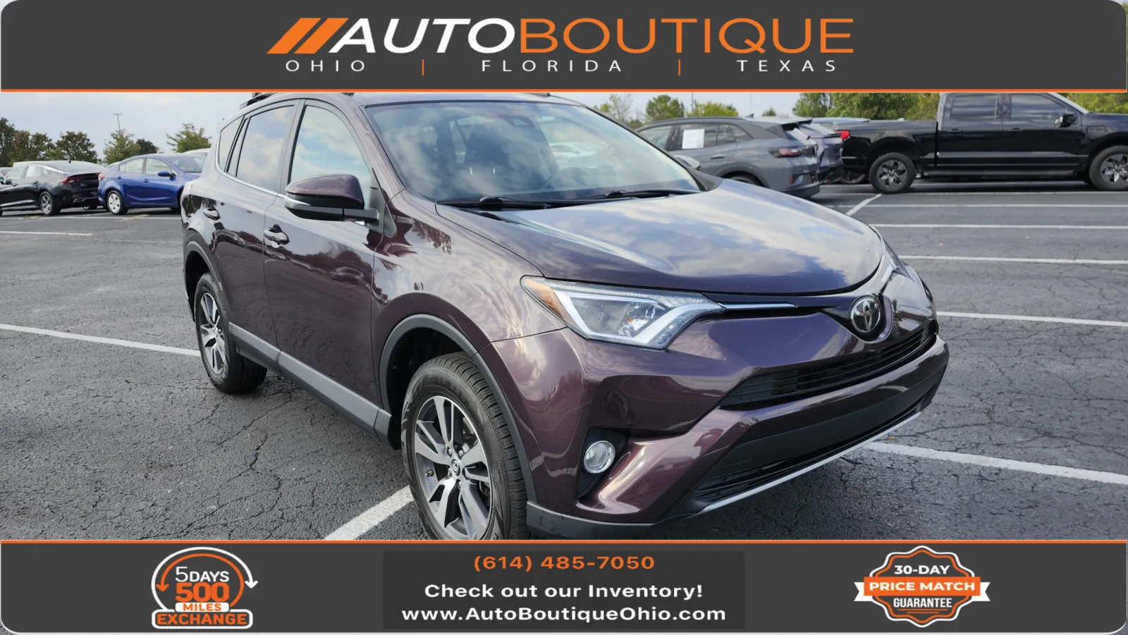 Used 2017 Toyota RAV4 XLE for sale in Columbus, OH at Auto Boutique ...
