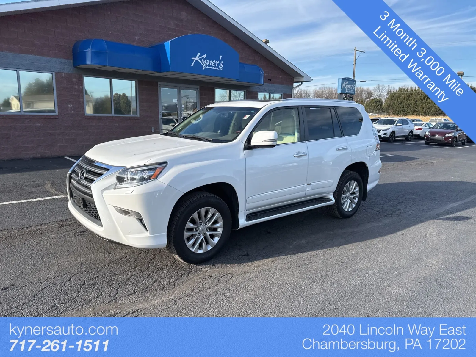Used 2016 Lexus GX 460 for sale in Chambersburg, PA at Kyner's Auto ...