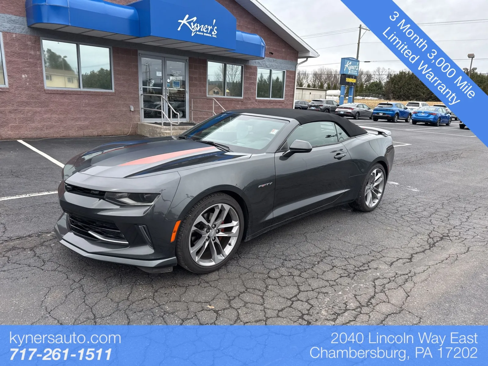 Used 2017 Chevrolet Camaro 2LT for sale in Chambersburg, PA at Kyner's ...