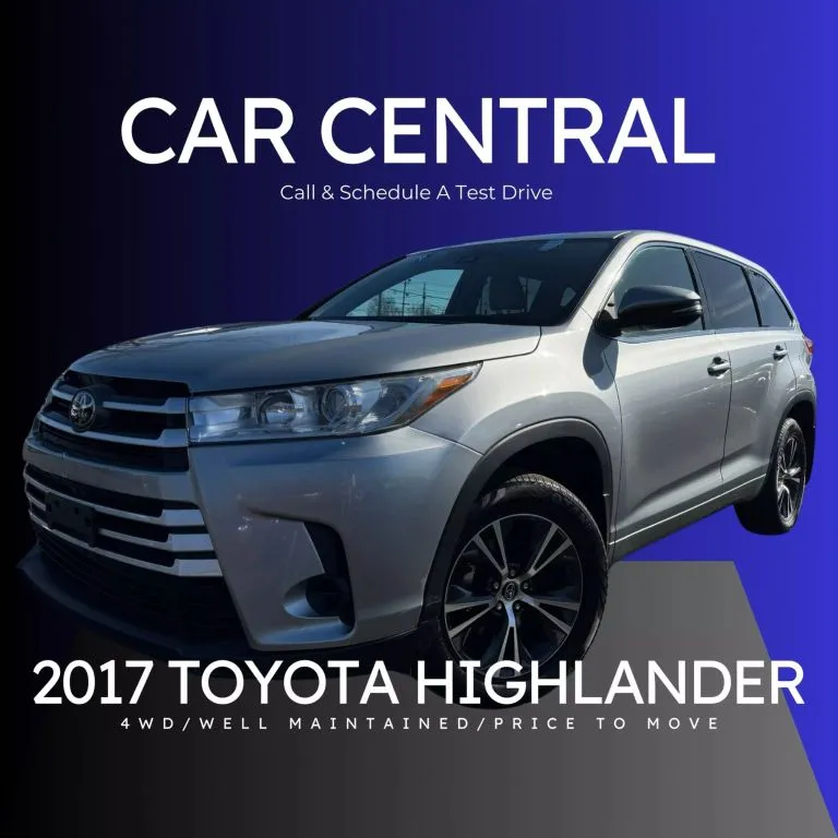 Used 2017 Toyota Highlander LE Sport Utility 4D for sale in Milford, CT at Car Central | VIN ...