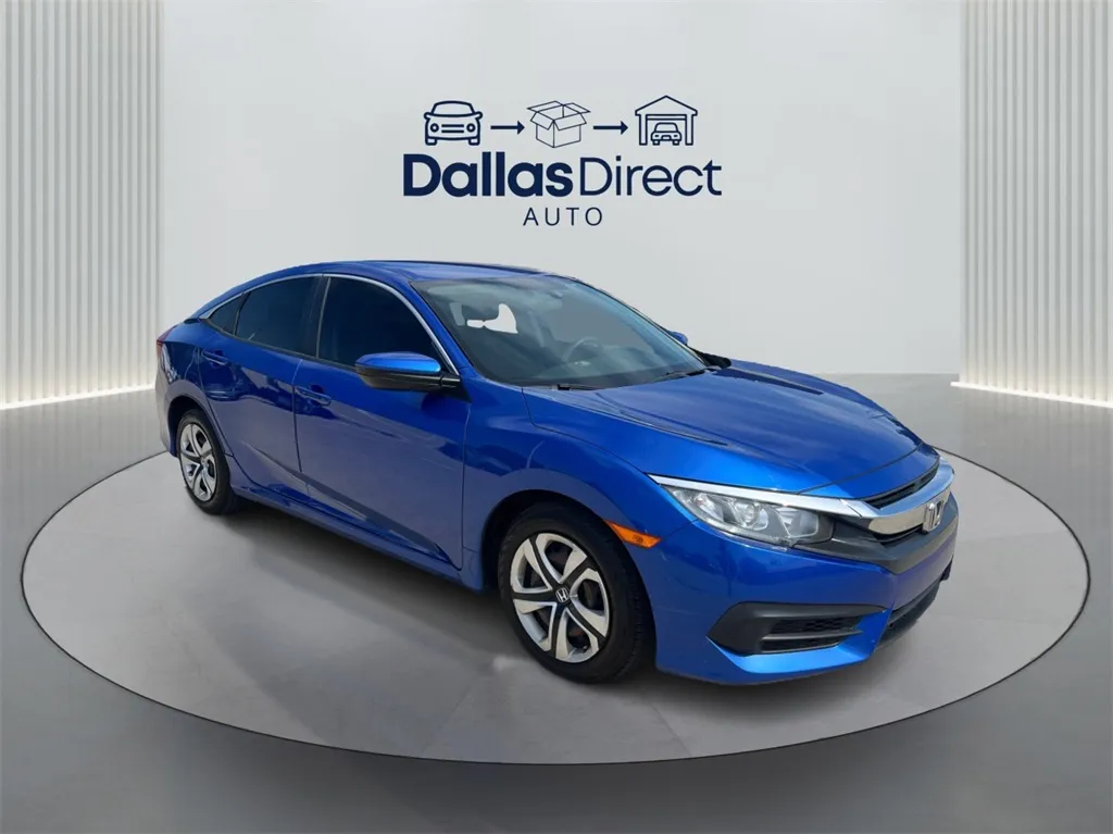 Used 2017 Honda Civic LX for sale in Irving, TX at Dallas Direct Auto ...